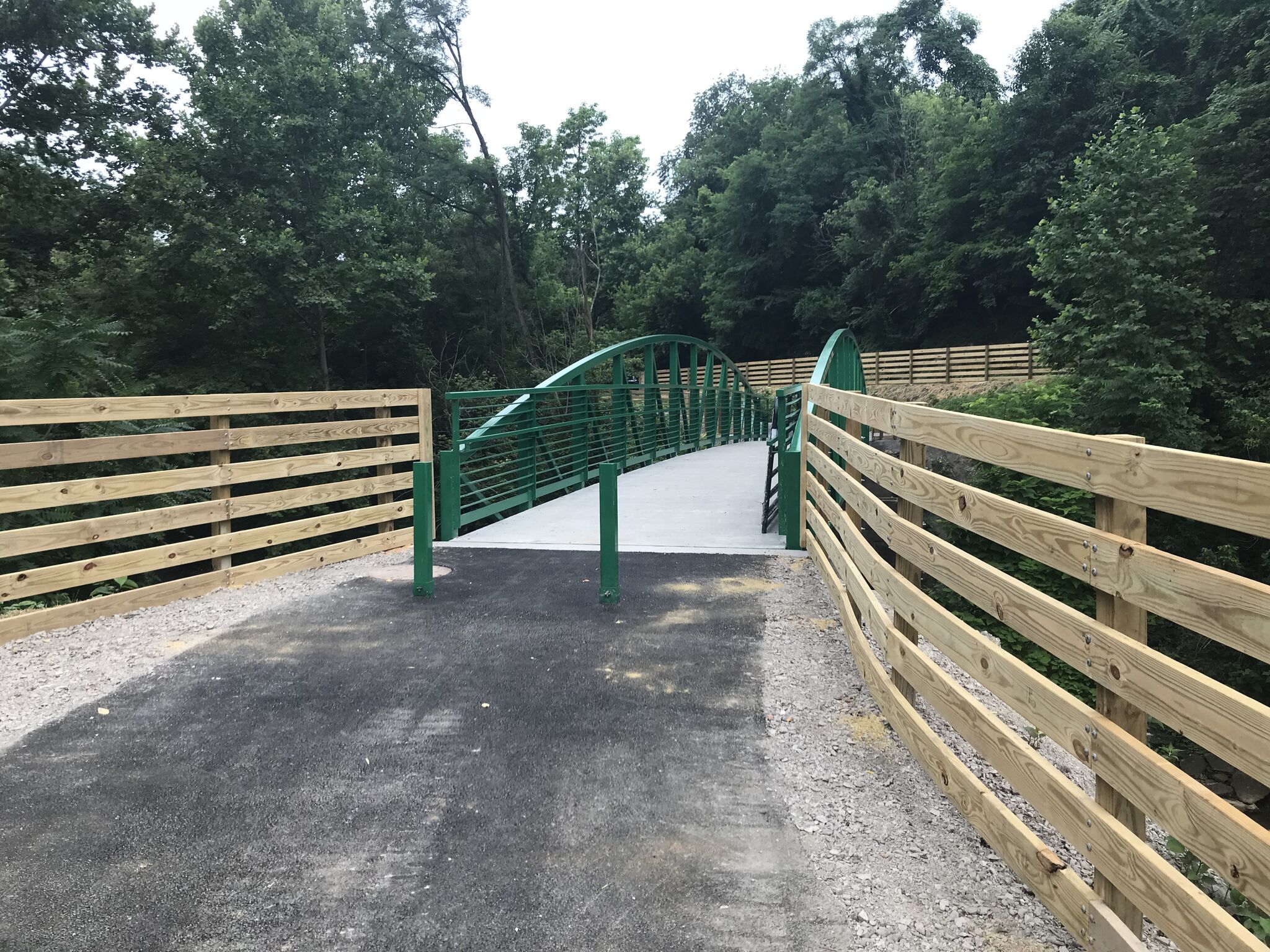 Greenmont Bridge – completed in 2018 – Mon River Trails Conservancy