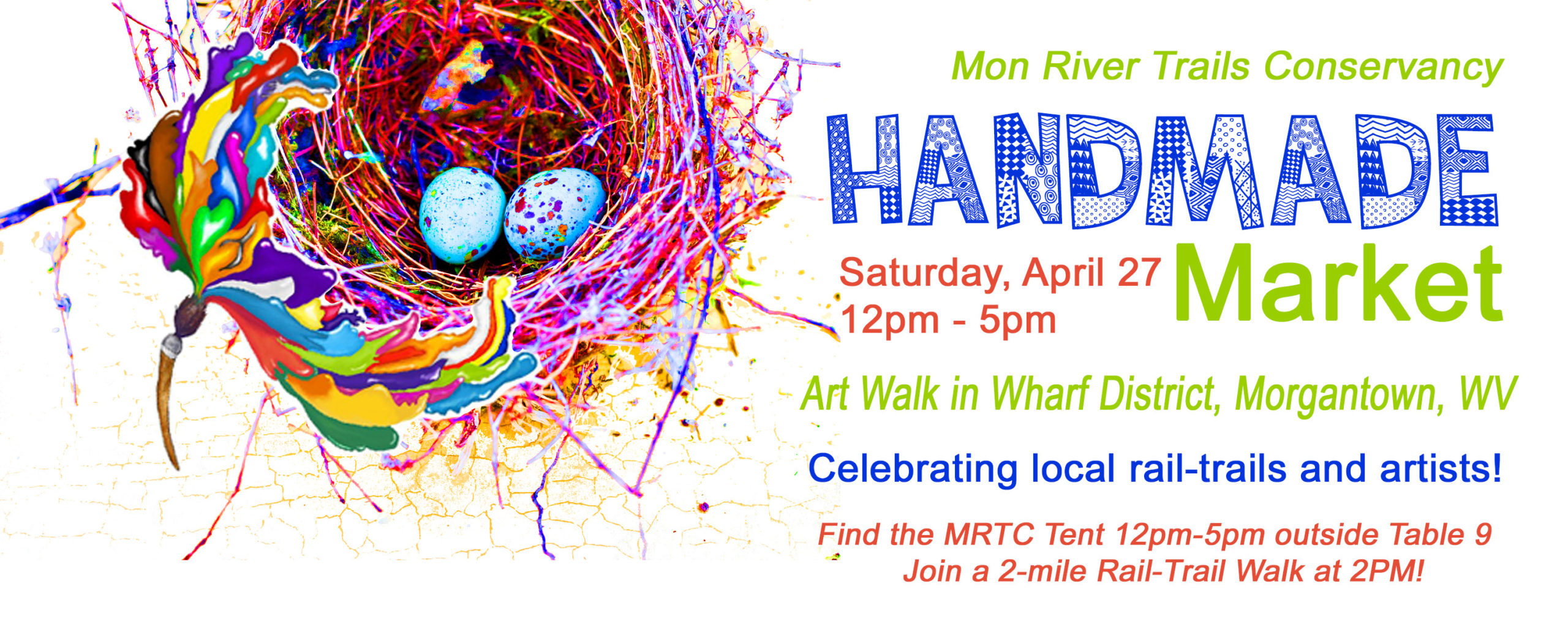 Art Vendor Info: Spring Handmade Market – Mon River Trails Conservancy